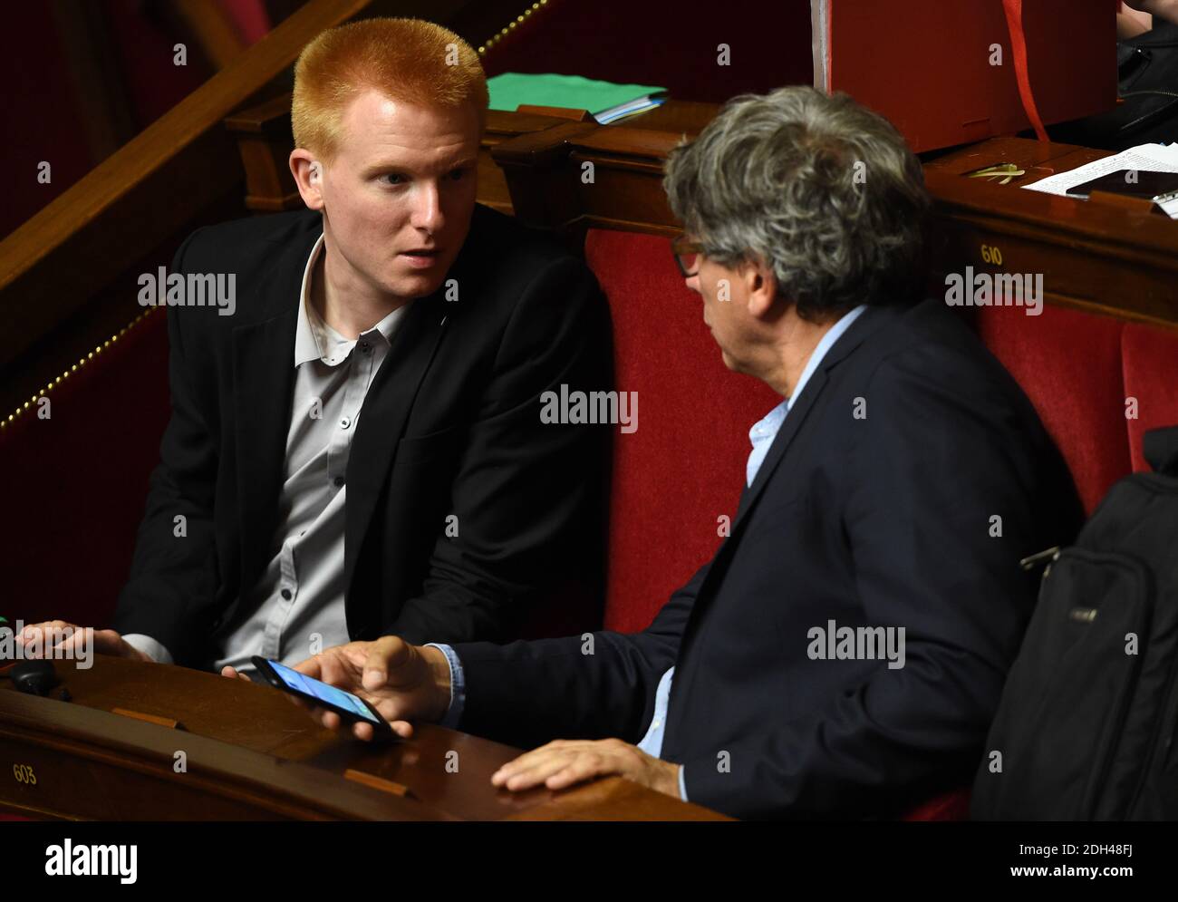 Eric coquerel adrien quatennens hi-res stock photography and images - Alamy