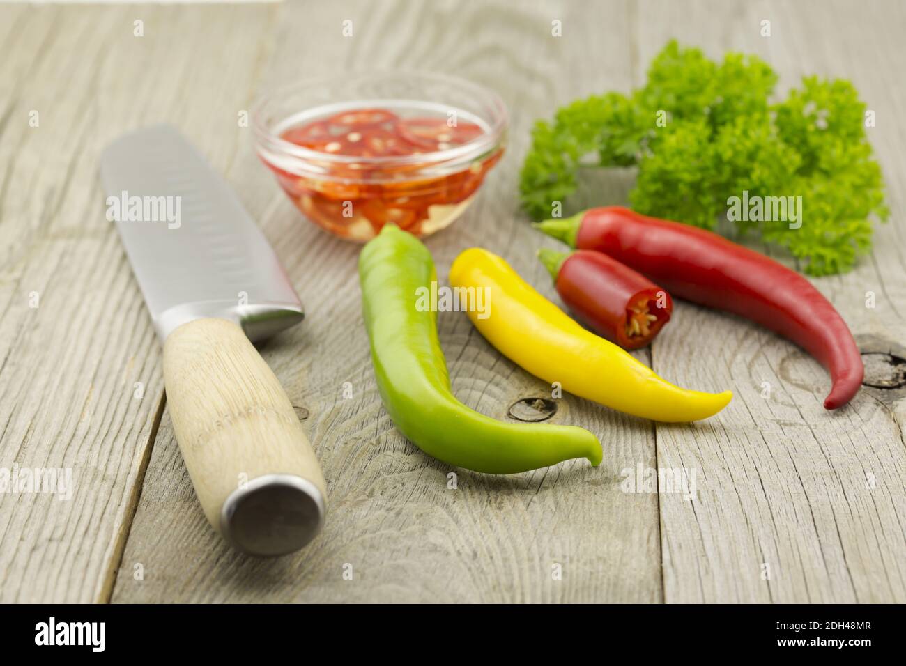 Chili pepper, Capsicum annuum Stock Photo - Alamy