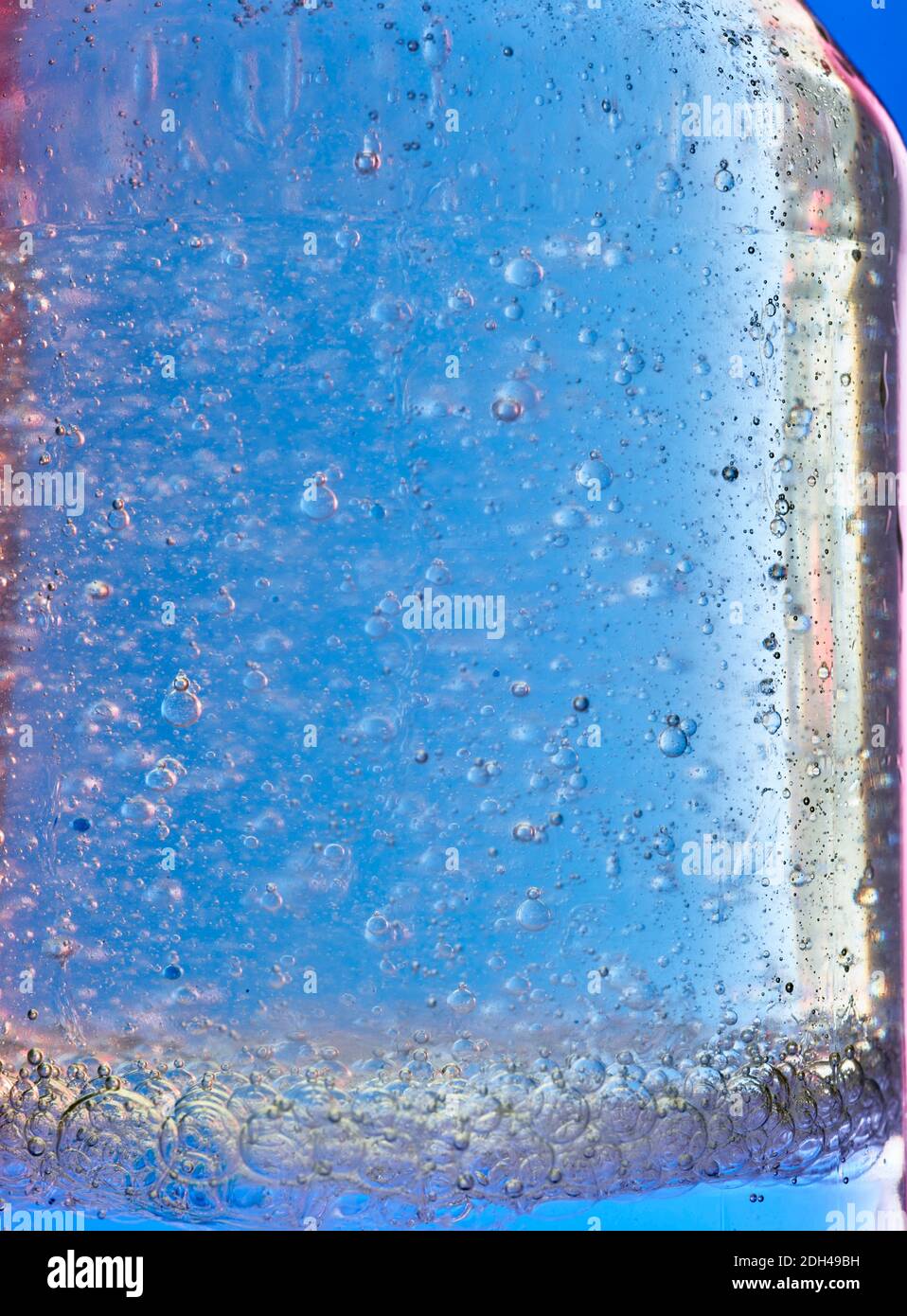 Bubbles forming textured colourful background formed by a simple ...