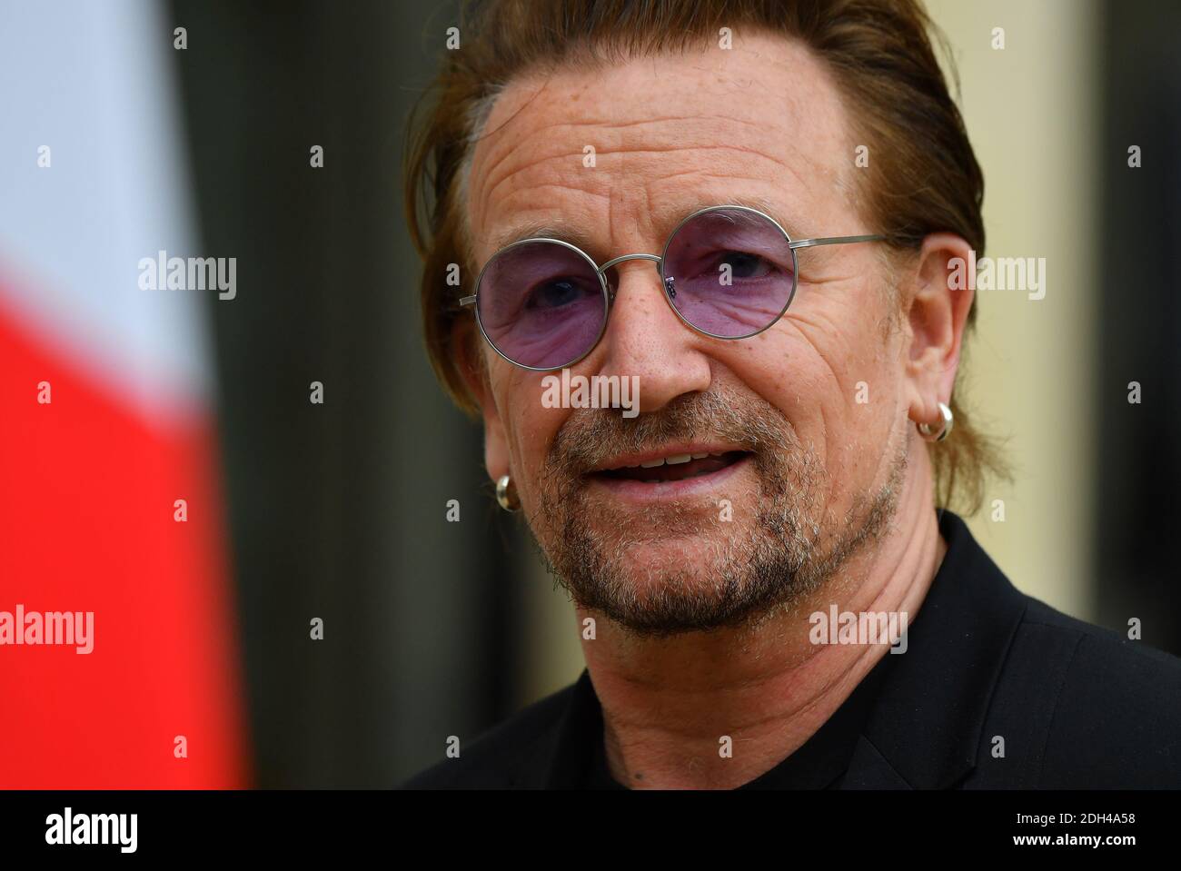 U2 lead singer and co-founder of the organisation ONE Bono speaks to ...