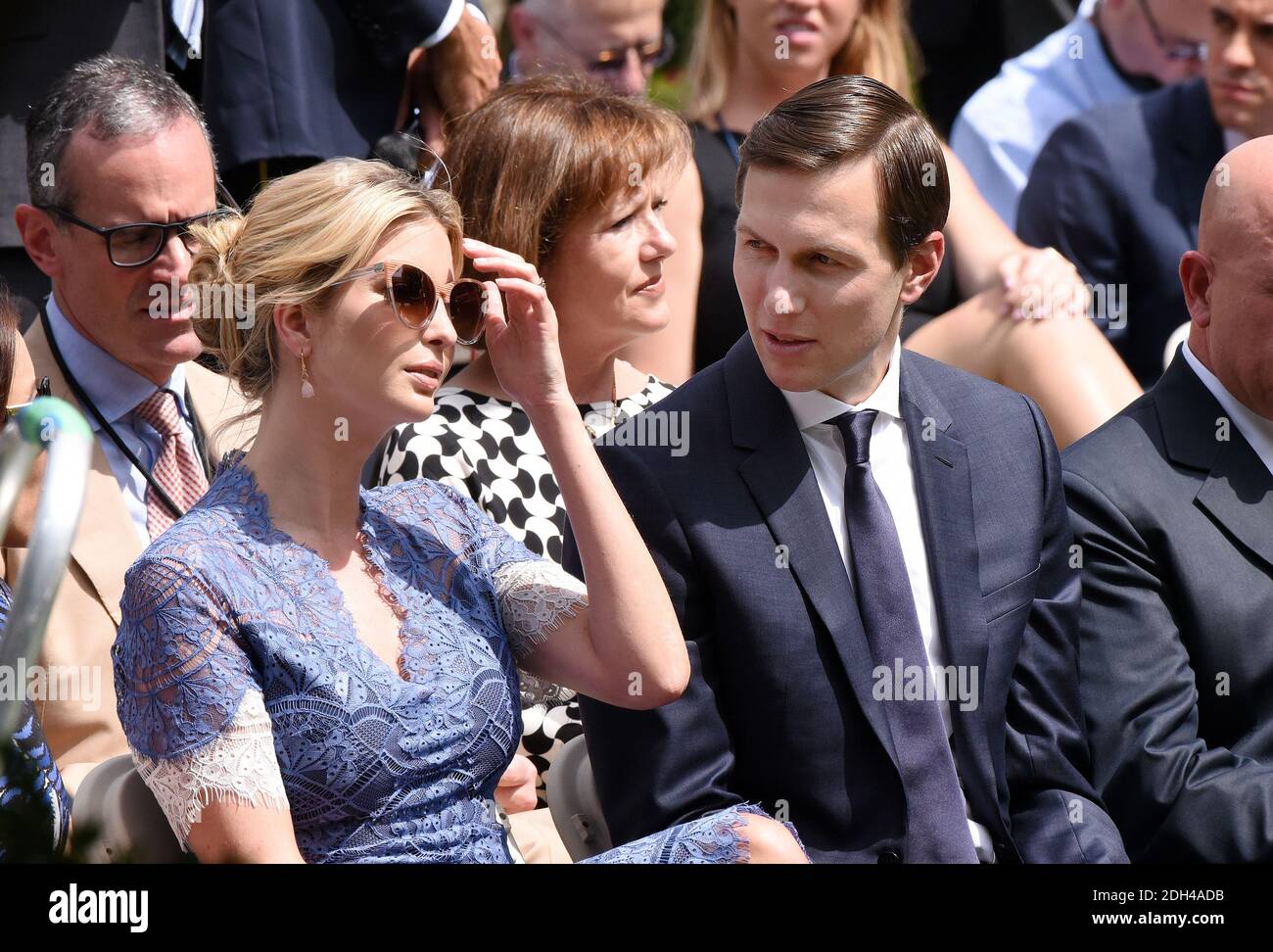 Jared kushner ivanka trump rose garden hi-res stock photography and ...