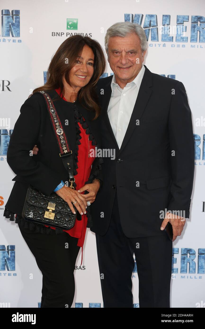 President of Christian Dior Sidney Toledano and his wife Katia Toledano ...