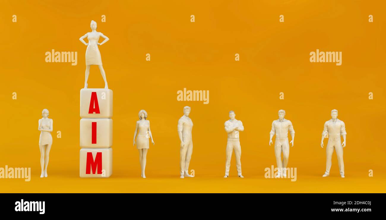 AIM Artificial Intelligence Marketing Stock Photo - Alamy