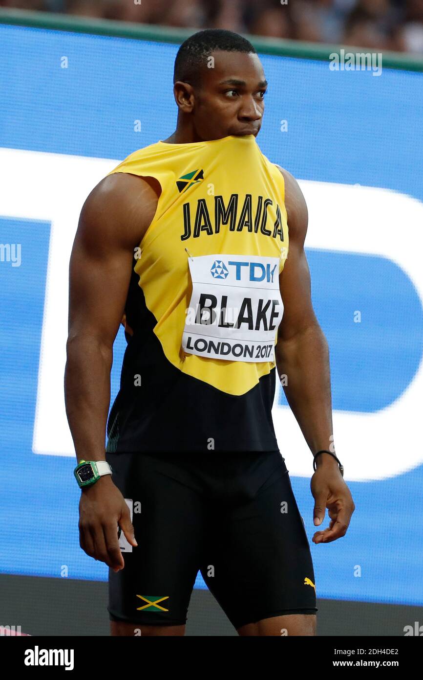 Jamaica's Johan Blake Jamaica's Johan Blake in the 100m Men's heat six ...