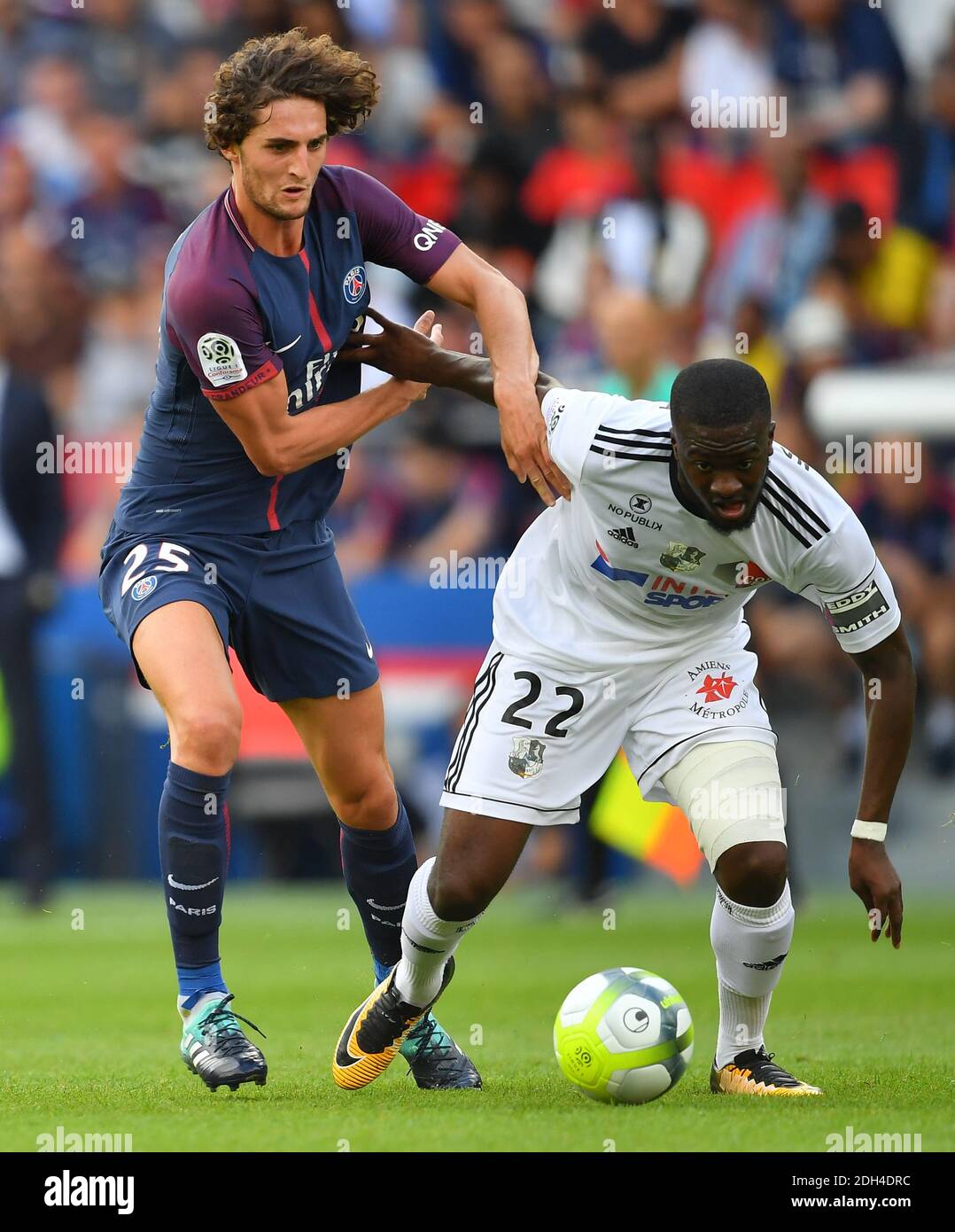 PSG's Adrien Rabiot PSG's Adrien Rabiot during French Ligue 1 Paris ...