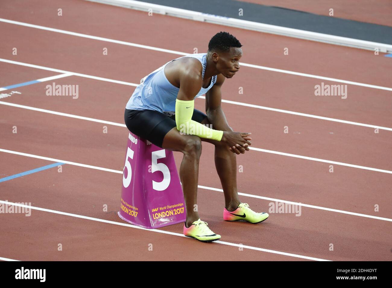 Botswana's Isaac Makwala one of the favorites of the 400 meters men in ...