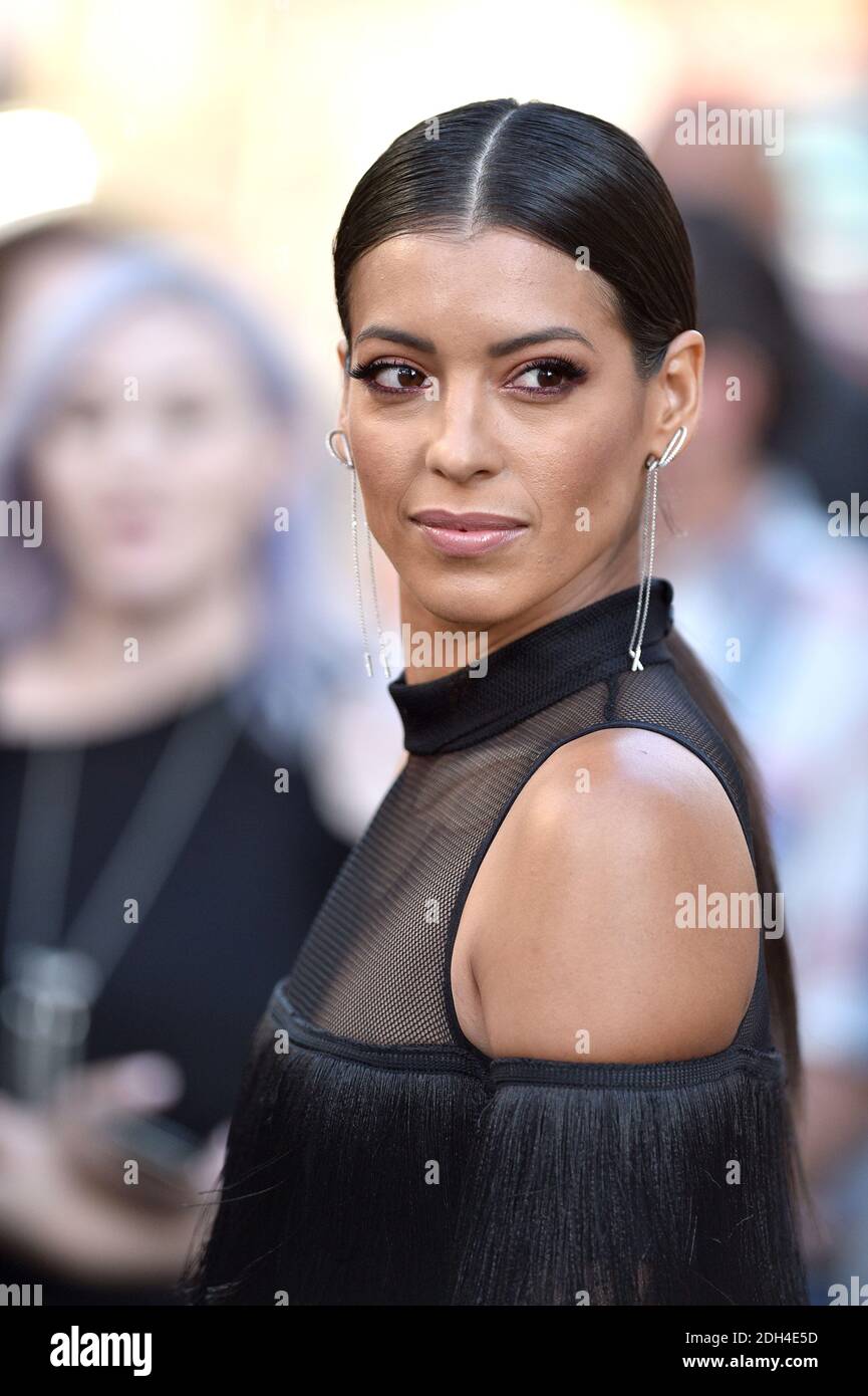 Stephanie Sigman attends the premiere of New Line Cinema's 'Annabelle ...