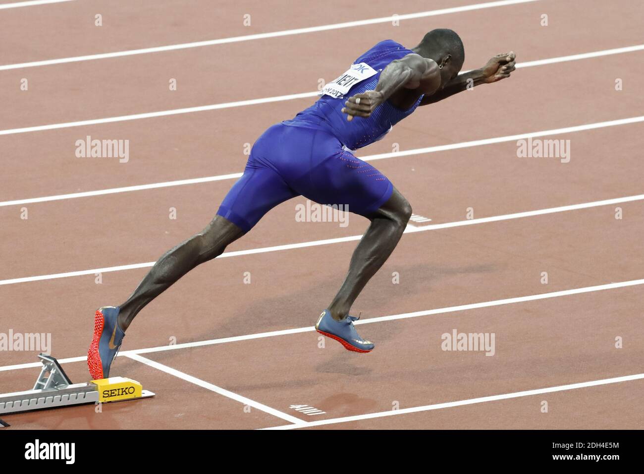 USA's Kerron Clement is the favorite of the 400 meters hurdles men ...