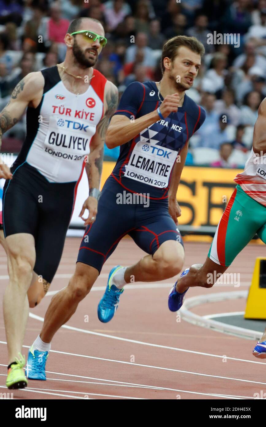 In the heats of the 200 meters men : France's Christophe Lemaitre ...