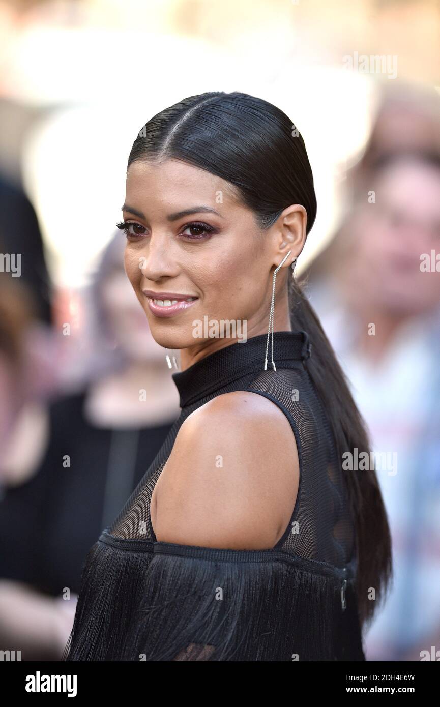 Stephanie Sigman attends the premiere of New Line Cinema's 'Annabelle ...