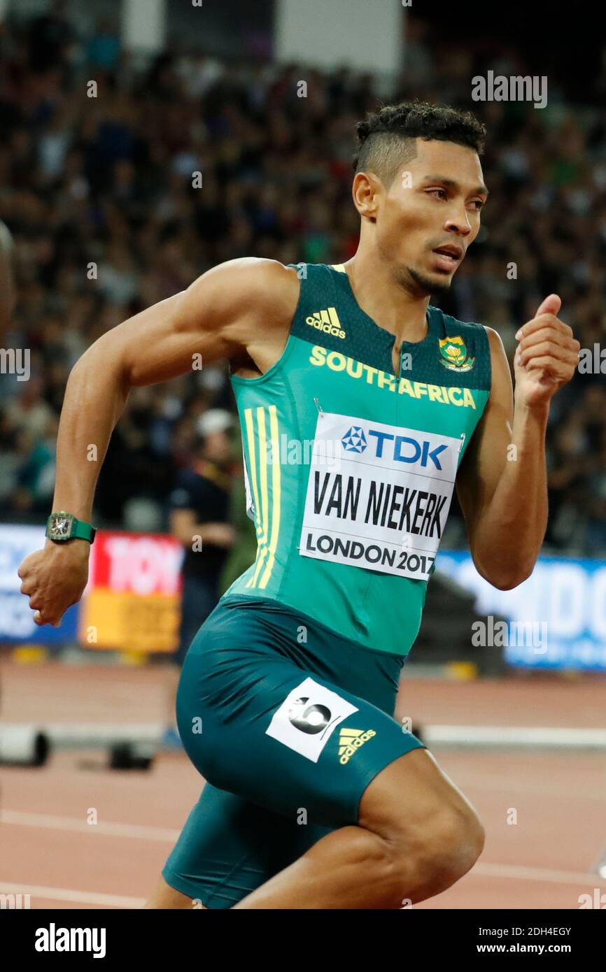 South Africa's Wayde Van Niekerk won easily the 400 meters men event ...