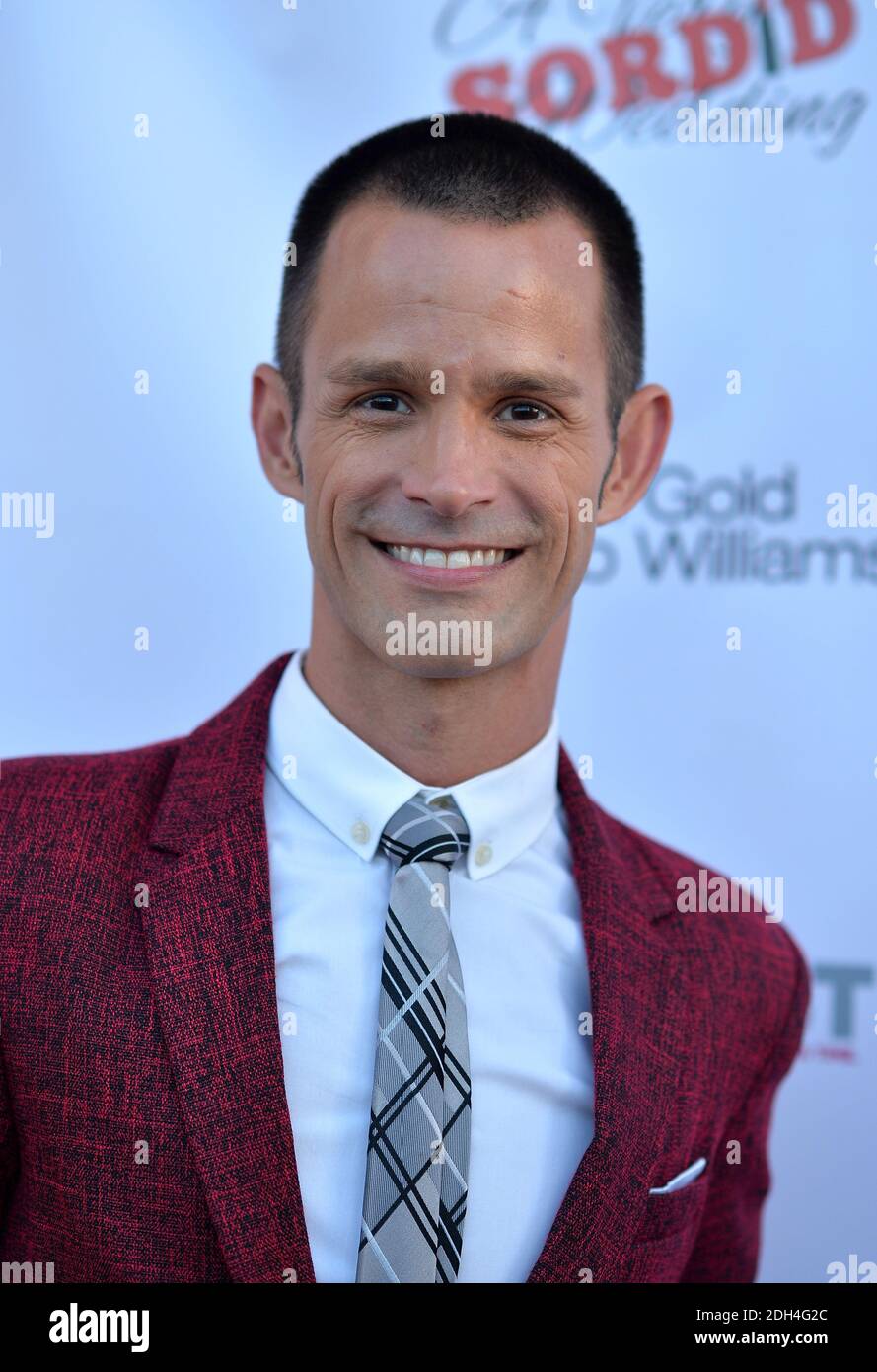 Emerson Collins attends a Very Sordid Wedding Premiere in Los Angeles ...