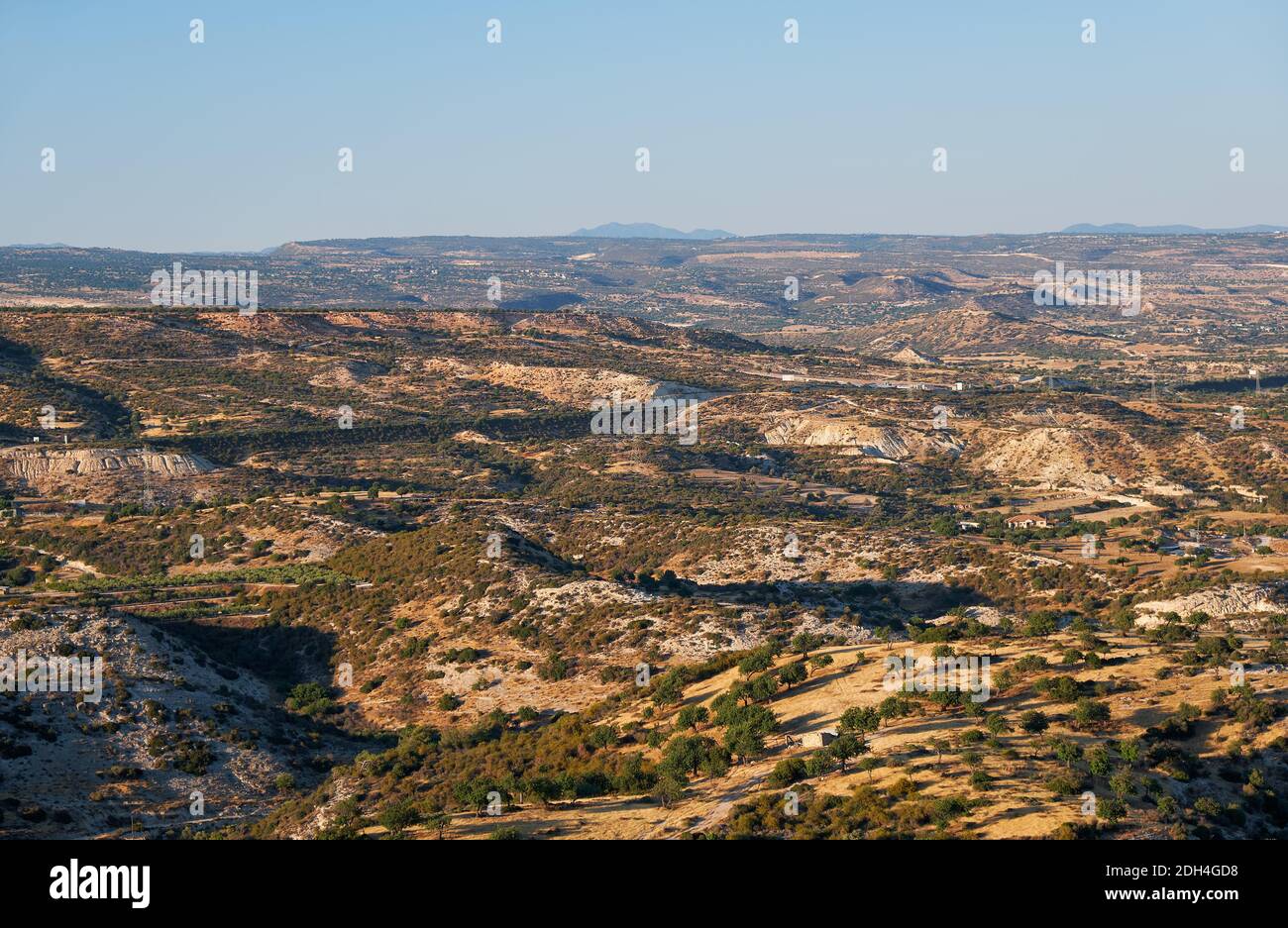The view of the countryside of Limassol district. Cyprus Stock Photo ...