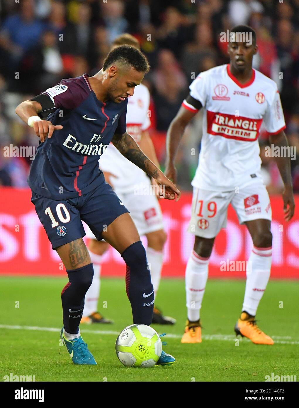 PSG's Neymar during French Ligue 1 match Paris Saint Germain s Toulouse ...