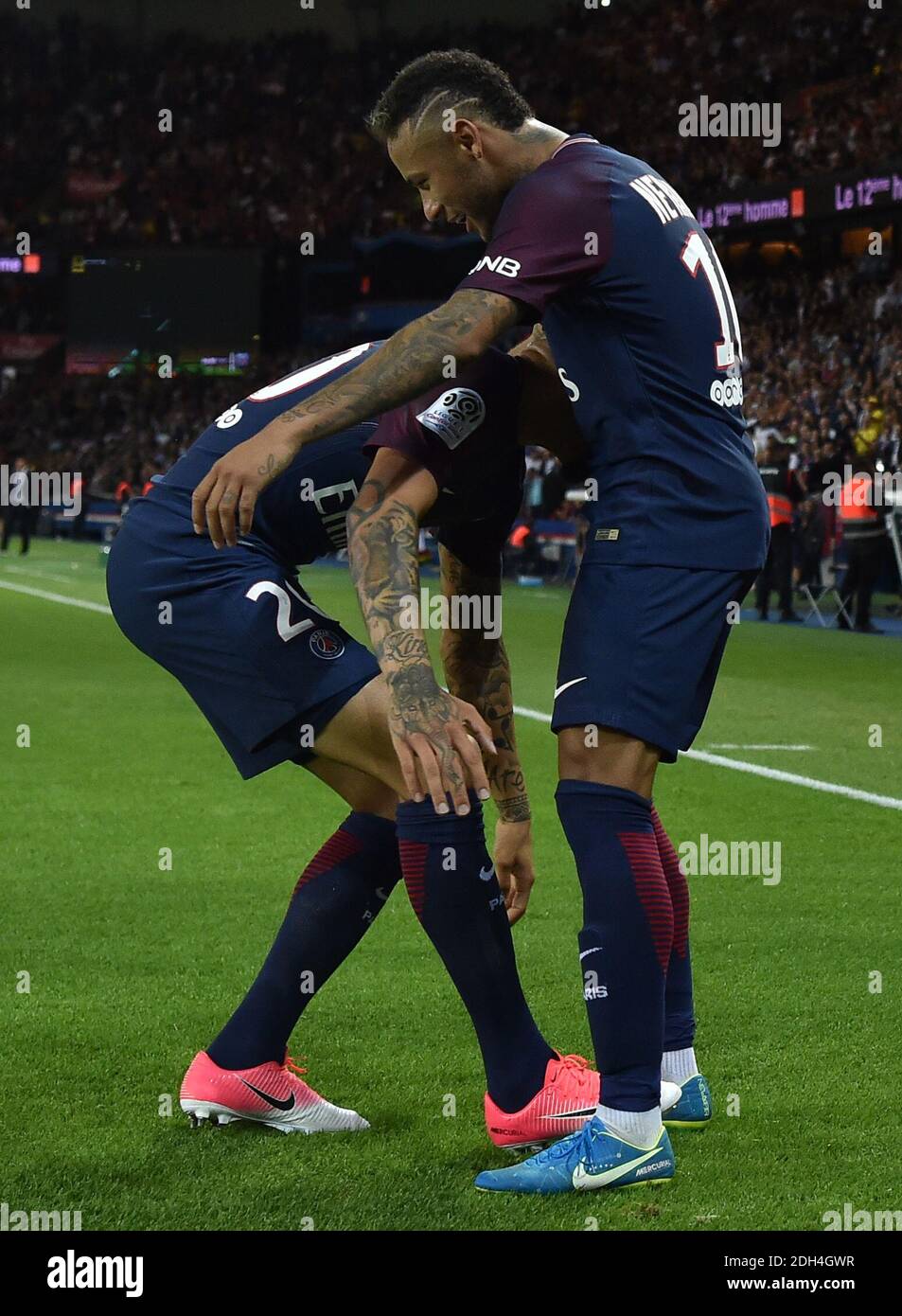 PSG's Neymar during French Ligue 1 match Paris Saint Germain s Toulouse ...