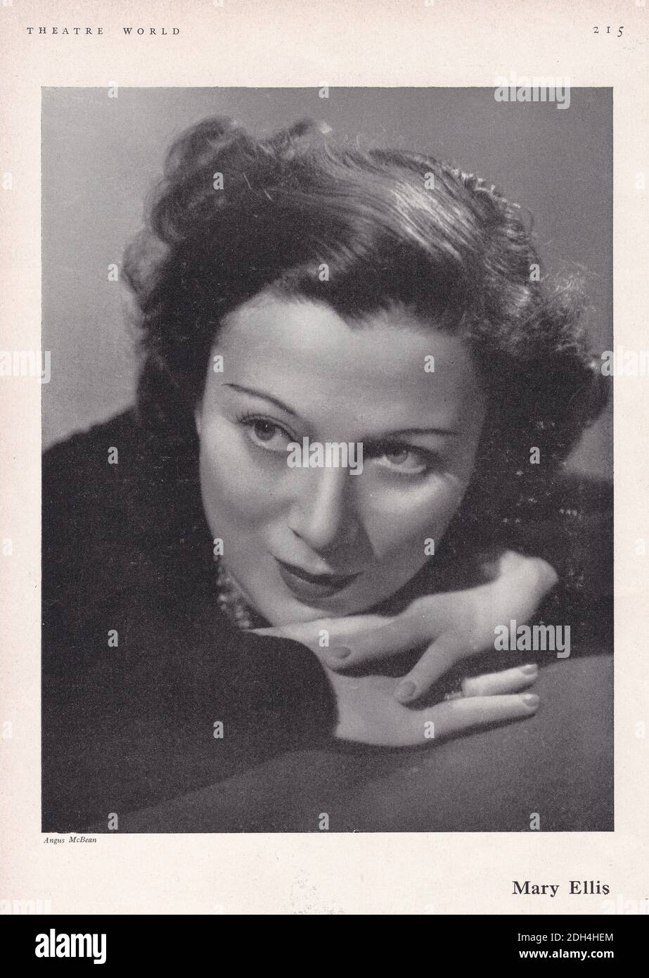 Mary Ellis - American actress and singer Stock Photo - Alamy