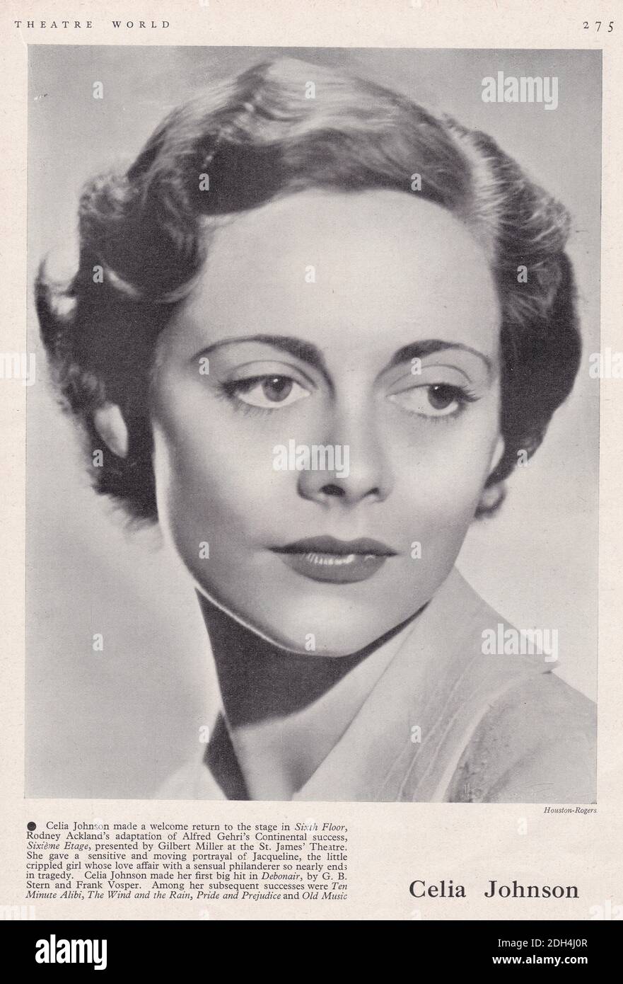 Celia johnson hi-res stock photography and images - Alamy