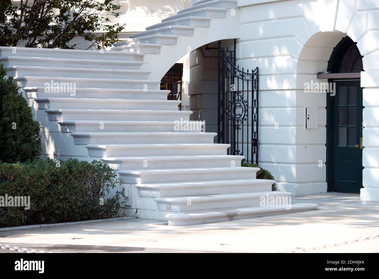 High Resolution view of the newly renovated steps on the west side of ...
