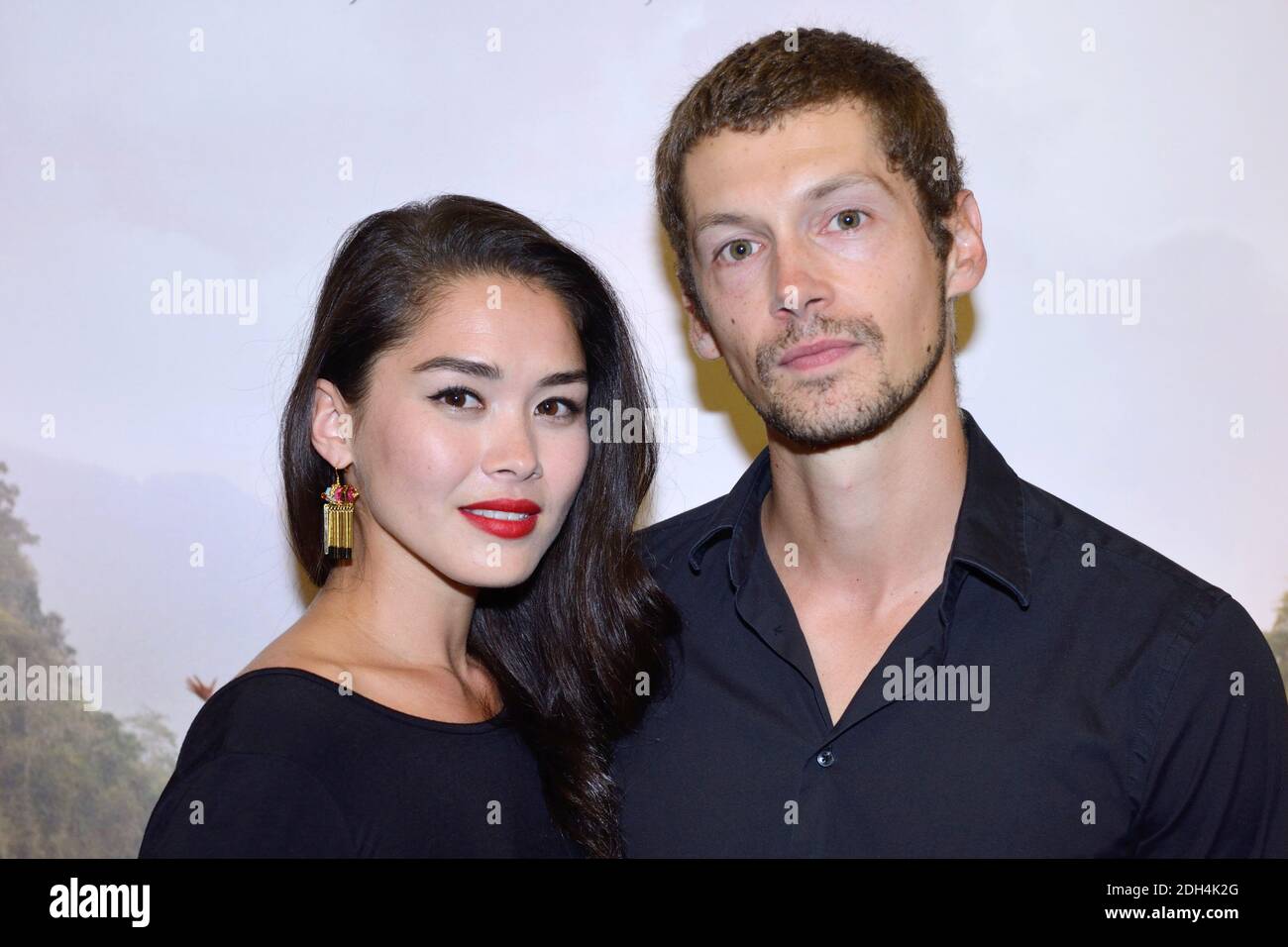 Audrey Giacomini et Cyril Descours assistent a la Premiere du film Ciel ...