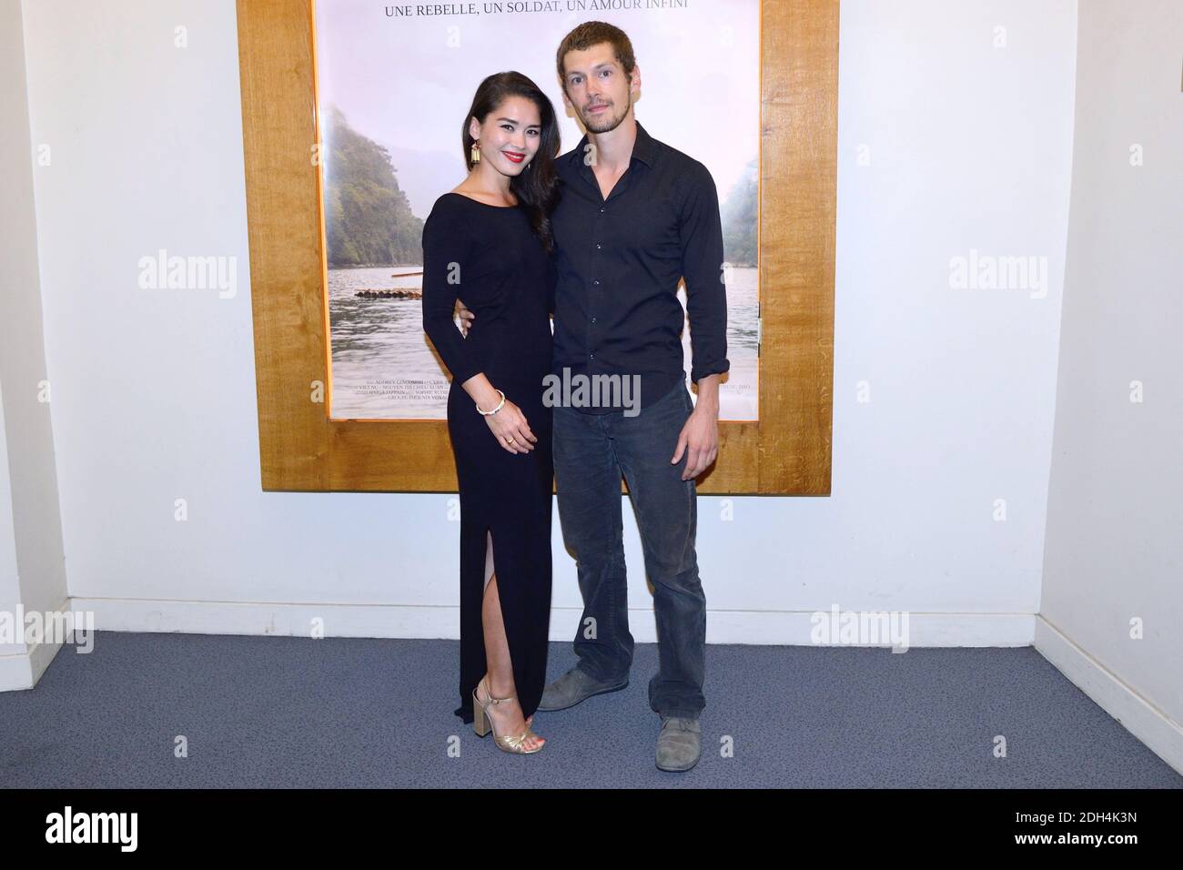 Audrey Giacomini et Cyril Descours assistent a la Premiere du film Ciel ...