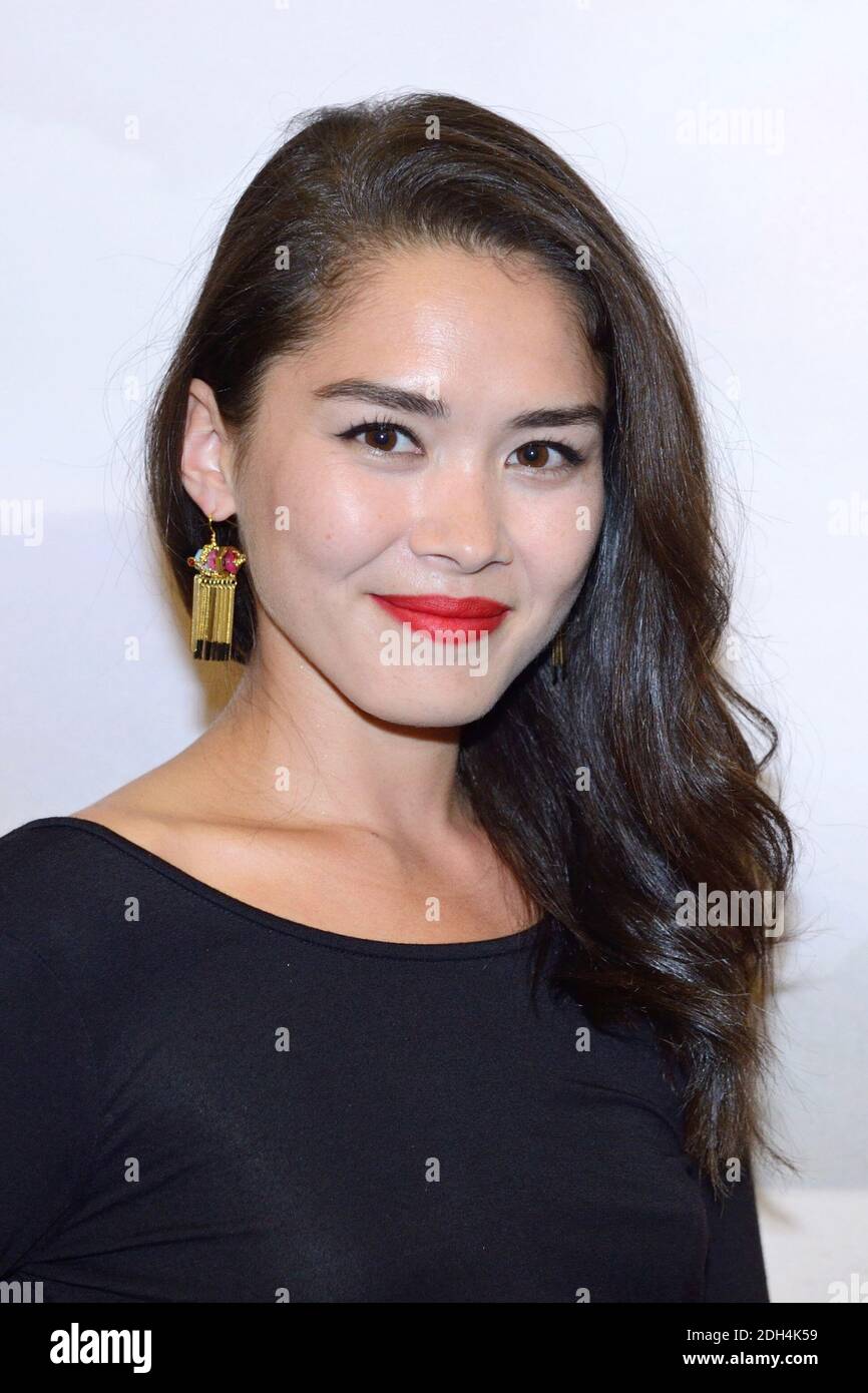Audrey Giacomini assiste a la Premiere du film Ciel Rouge au cinema l ...