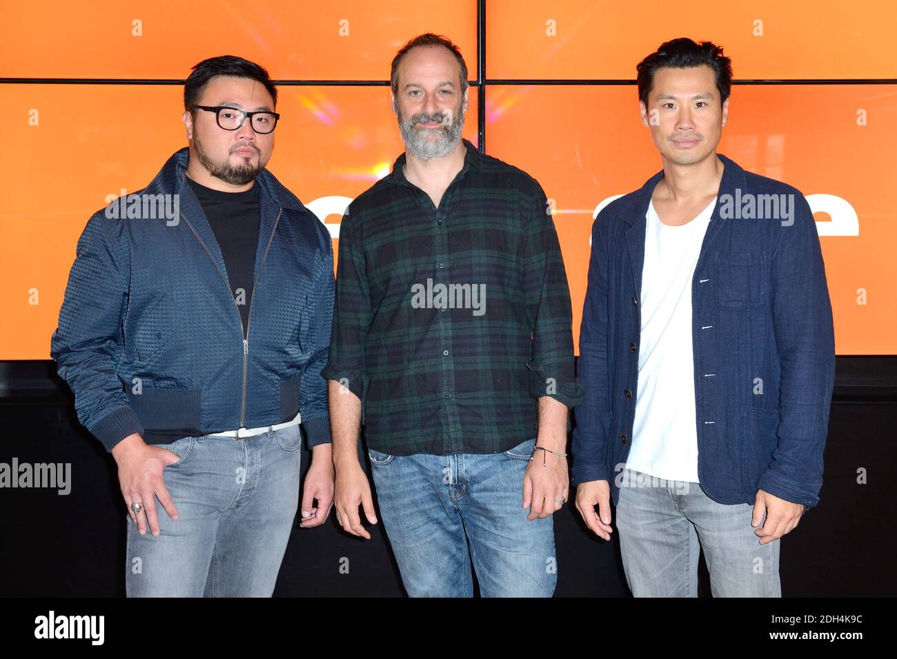 Christophe Tek, Stephen Cafiero et Frederic Chau assistent a la ...