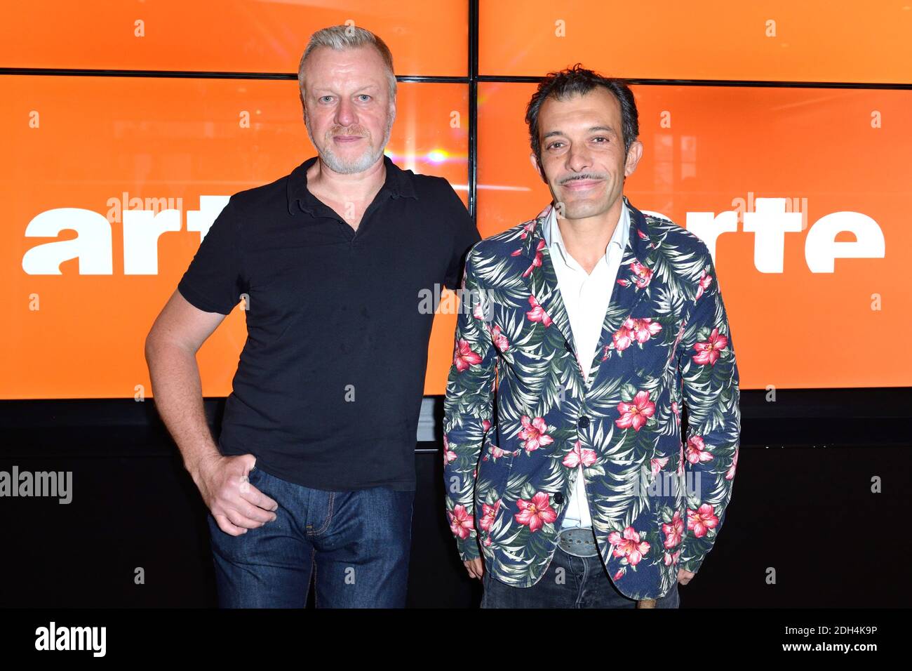 Jean-Marc Barbieux et David Combe assistent a la conference de presse ...
