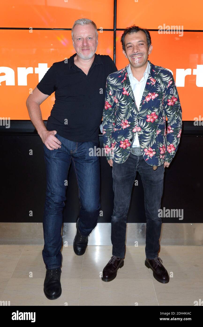 Jean-Marc Barbieux et David Combe assistent a la conference de presse ...