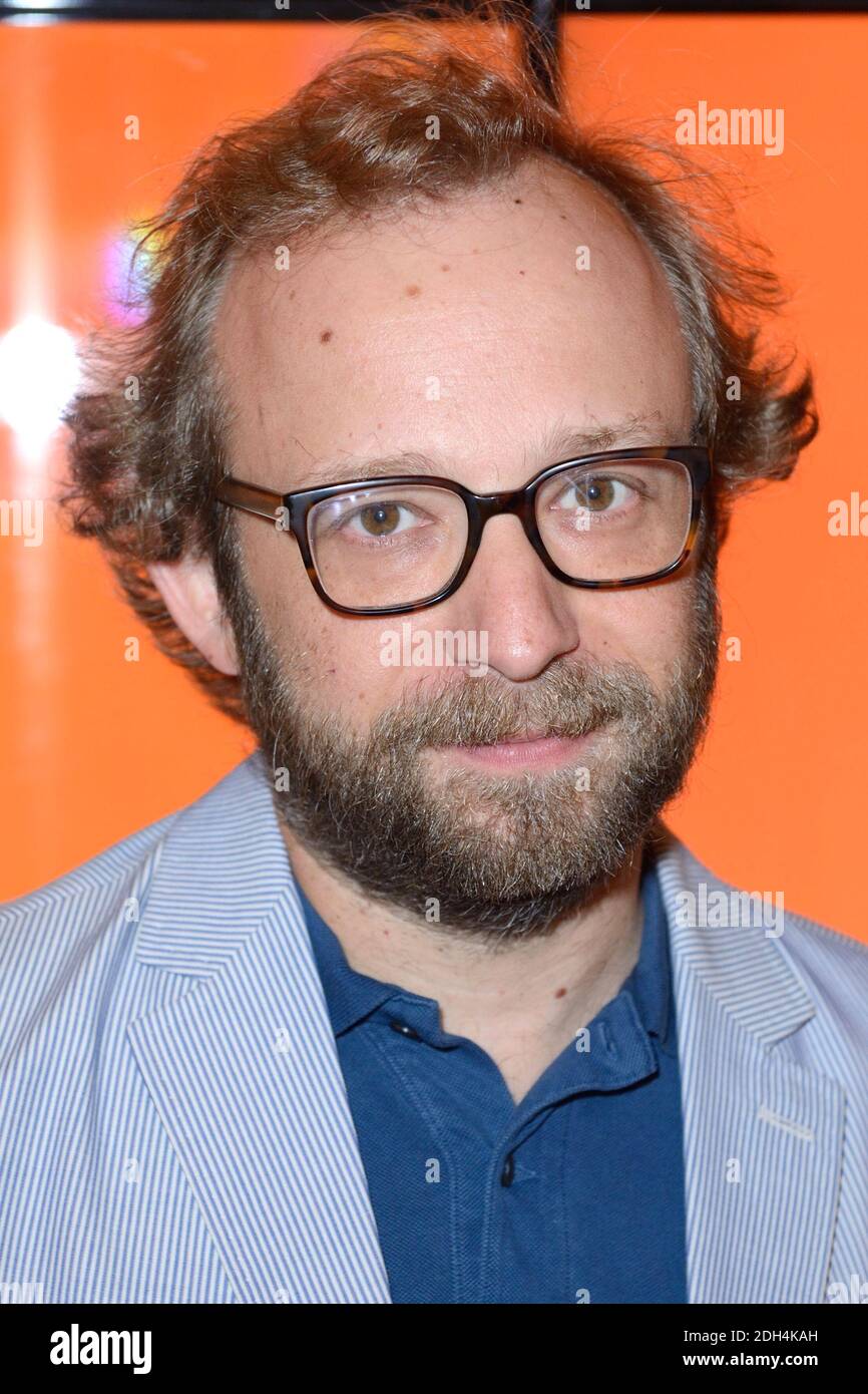 Nicolas Pariser assiste a la conference de presse Rentree 2017 de Arte ...