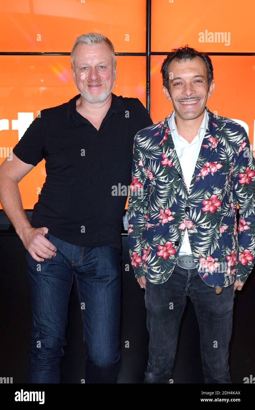 Jean-Marc Barbieux et David Combe assistent a la conference de presse ...