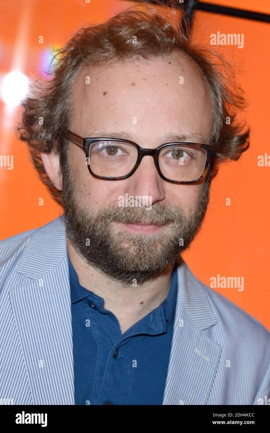 Nicolas Pariser assiste a la conference de presse Rentree 2017 de Arte ...