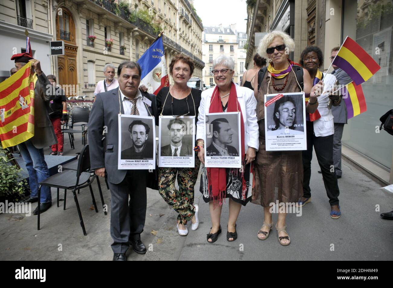 A plaque honoring Jose Maria Carreno is unveiled in Paris, France ...