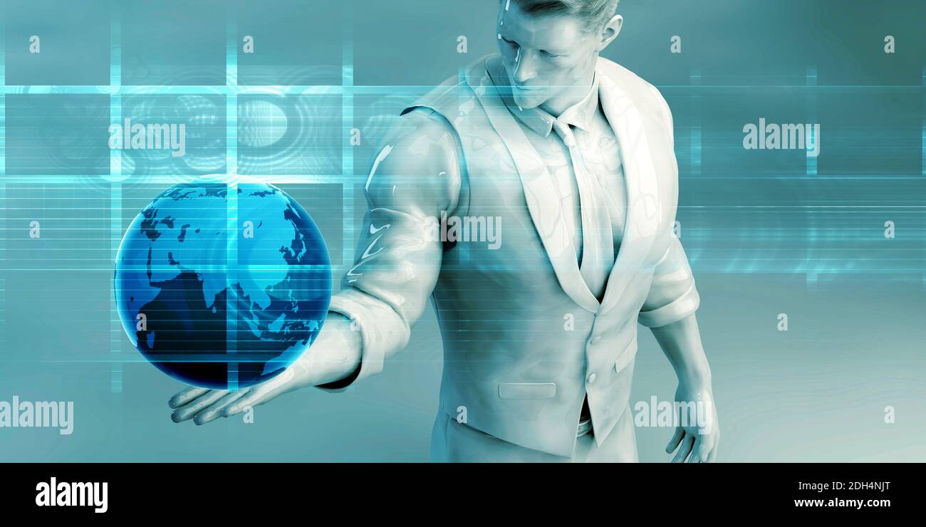 Research futuristic interactive hi-res stock photography and images - Alamy