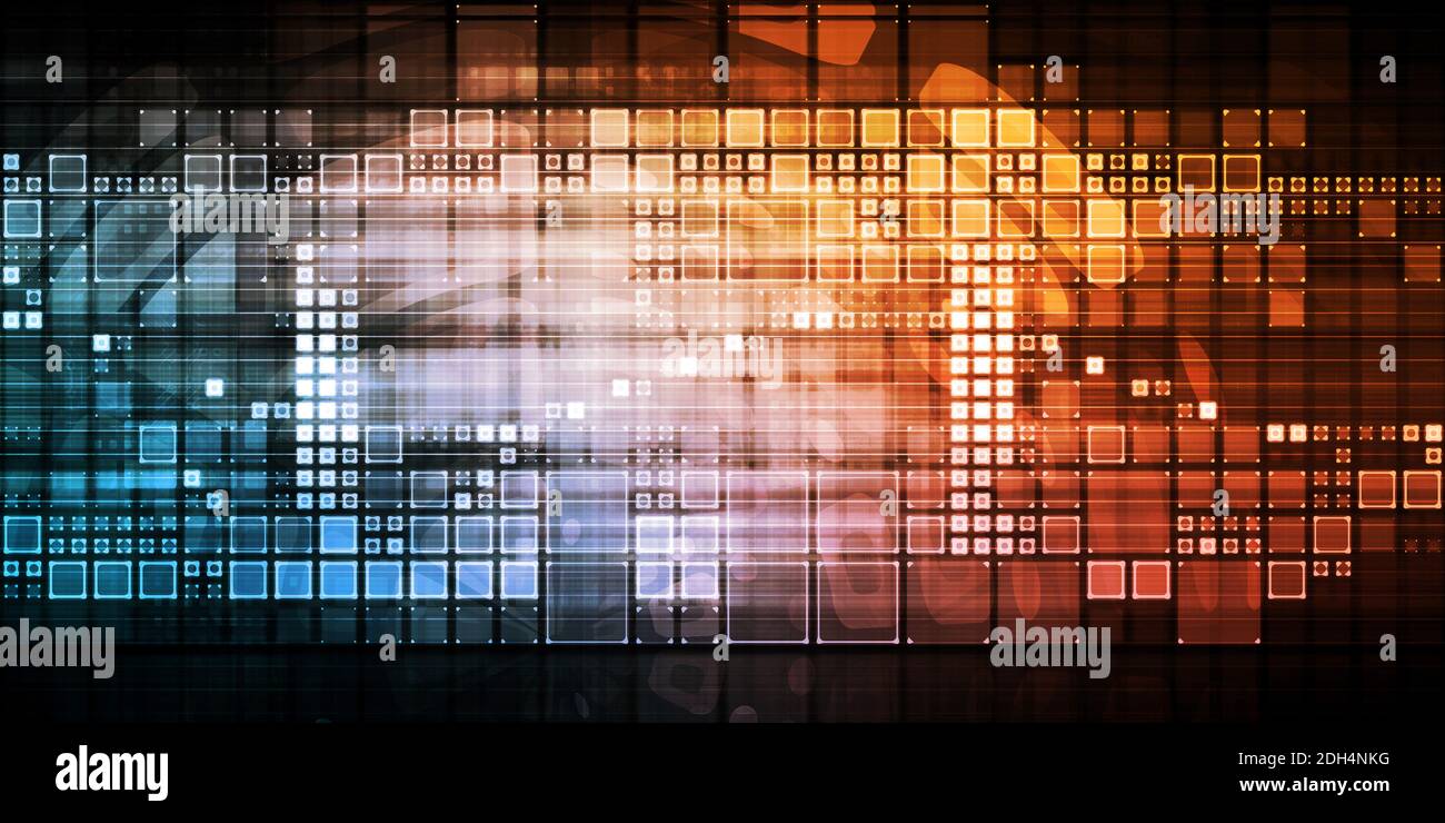 Fractal grid hi-res stock photography and images - Alamy