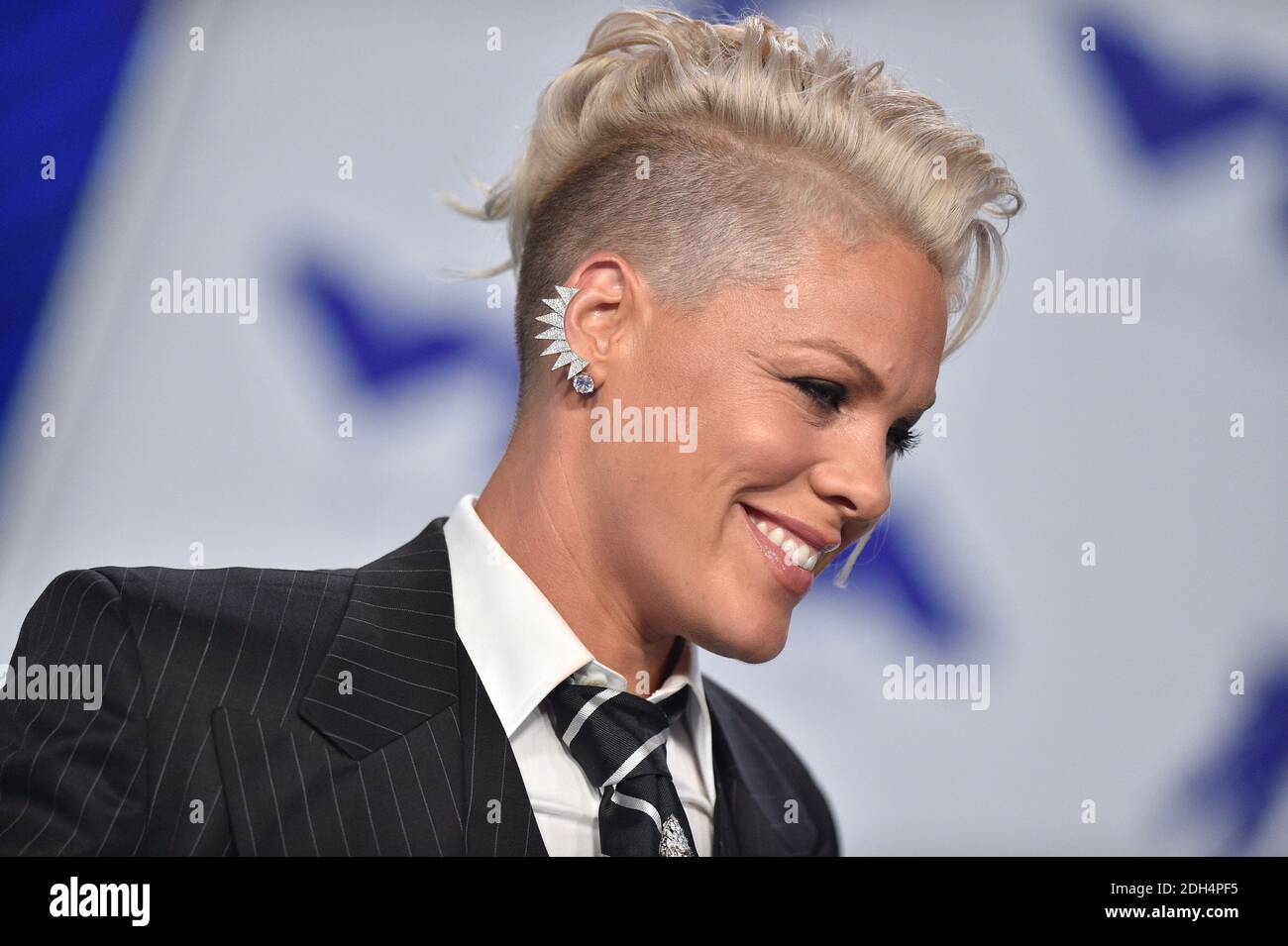 Pink attends the 2017 MTV Video Music Awards at The Forum on August 27 ...