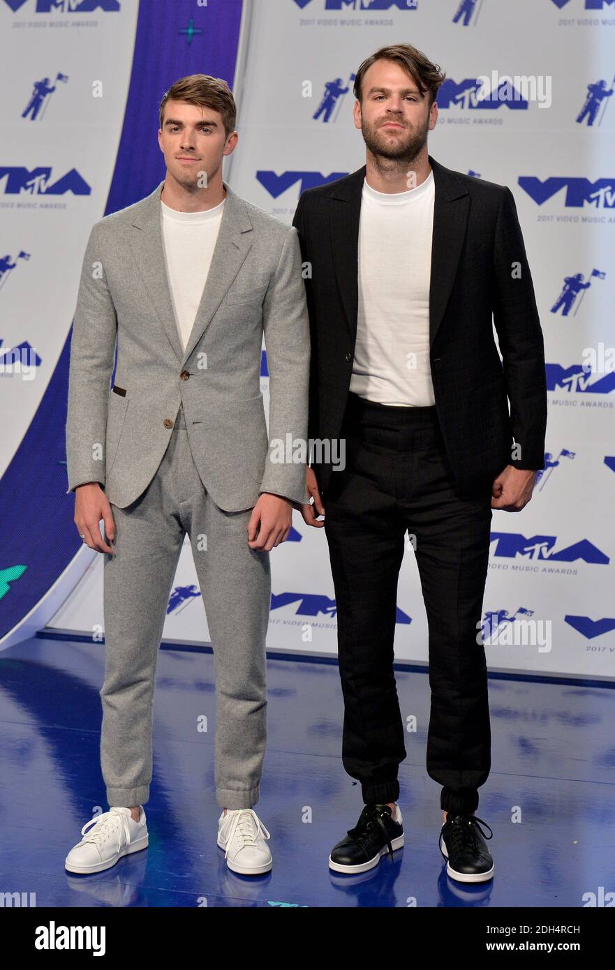 Alex Pall and Andrew Taggart of The Chainsmokers attend the 2017 MTV ...
