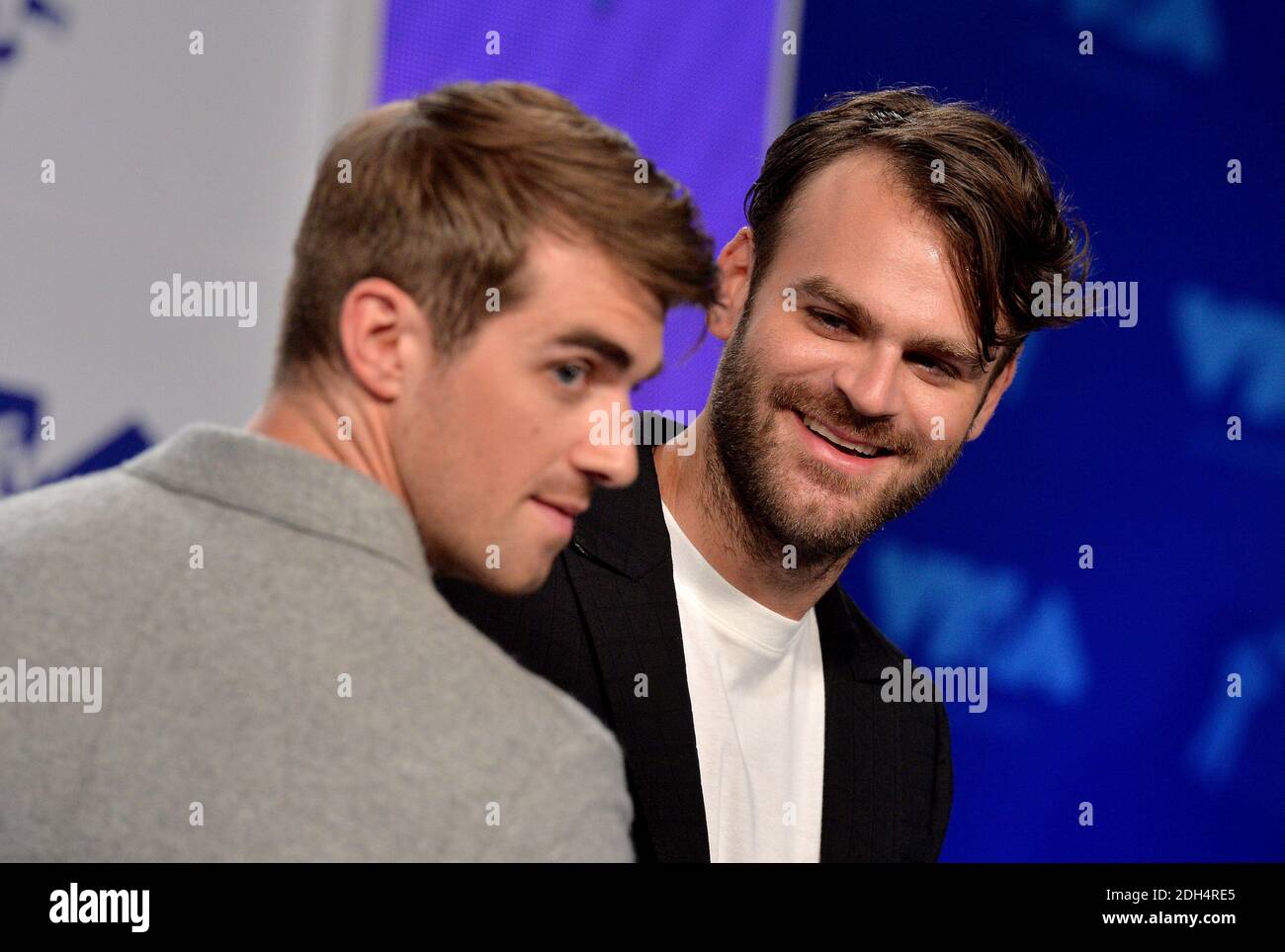 Alex Pall and Andrew Taggart of The Chainsmokers attend the 2017 MTV ...