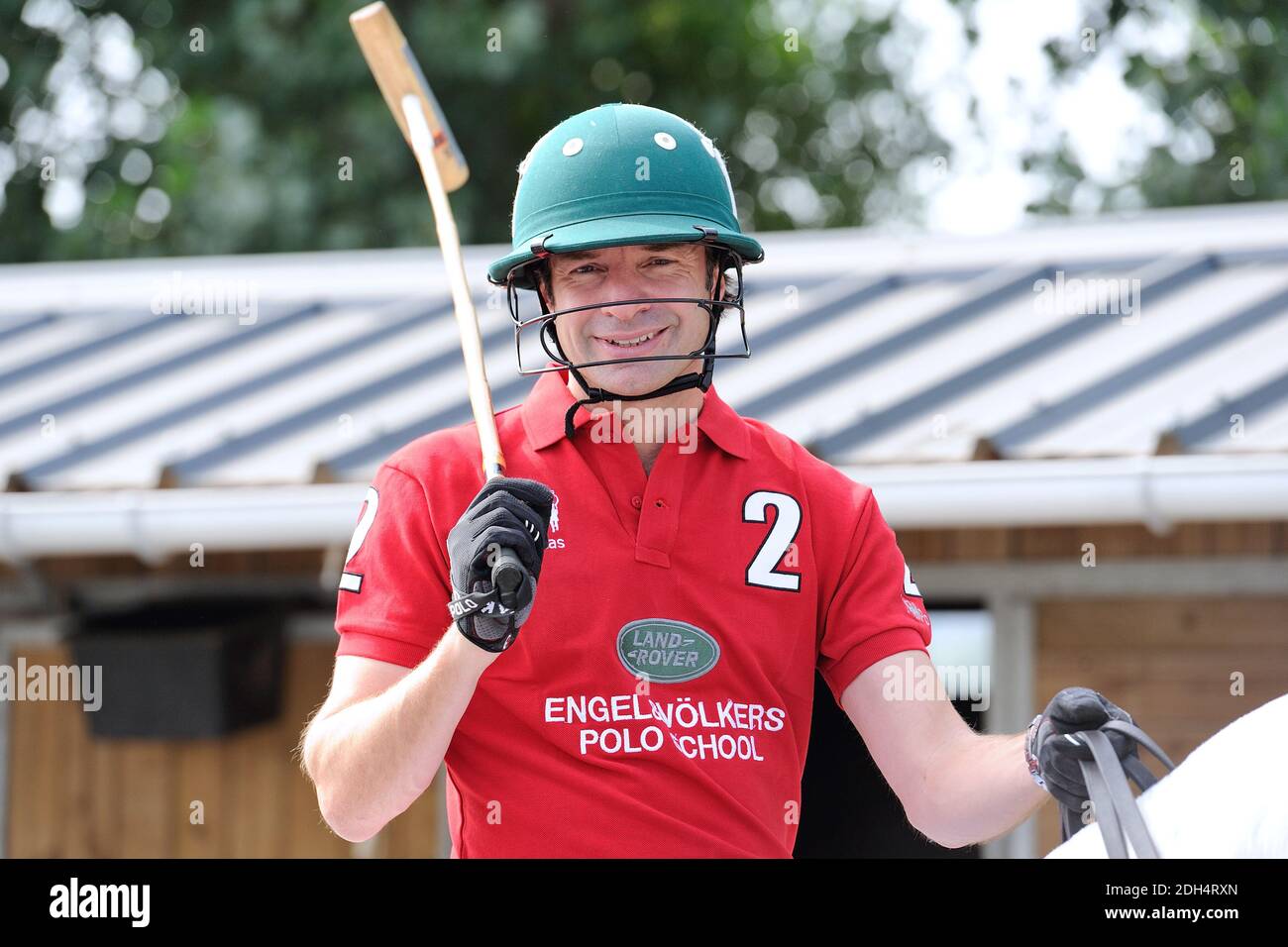 David Scheffler participe a la parade avant la Coupe Diane Barriere ...