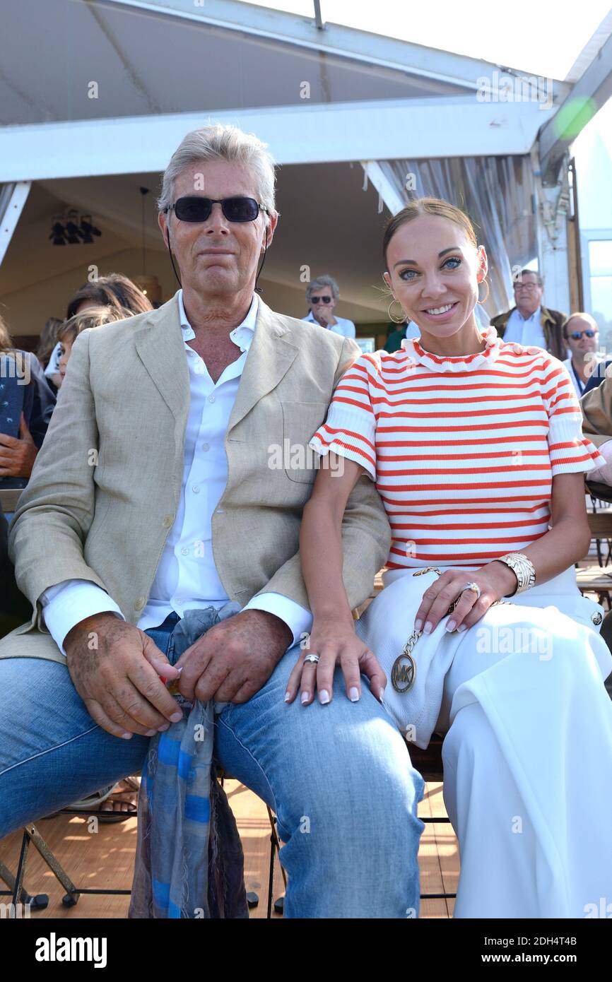 Dominique Desseigne avec sa compagne Alexandra Cardinale assistent a la ...
