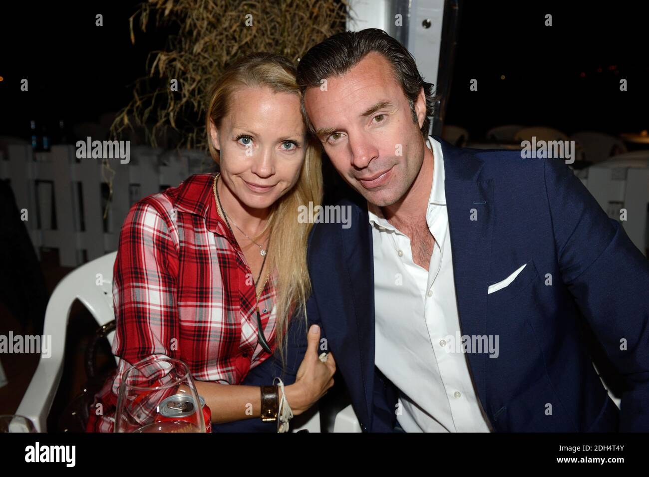 David Scheffler et sa femme Cecilia participent au Barbecue Argentin ...