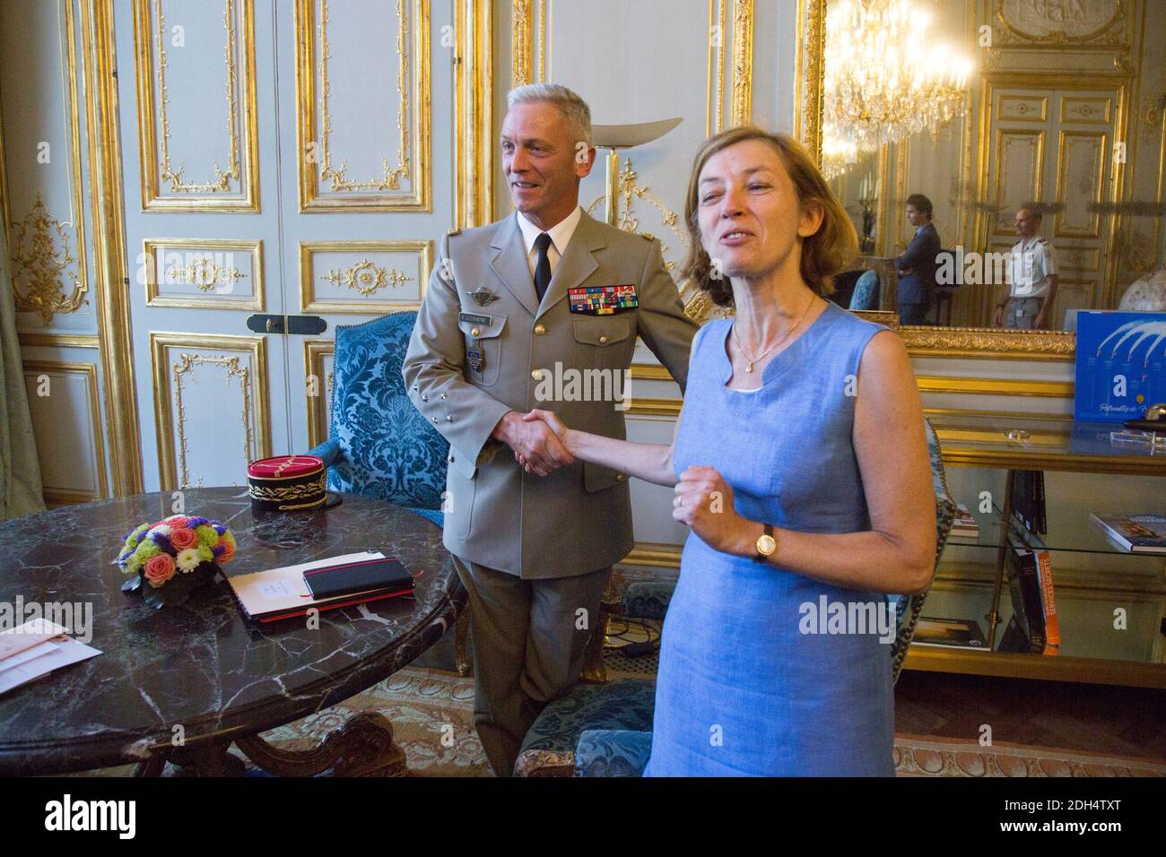 New French armed forces chief of staff General Francois Lecointre meet ...