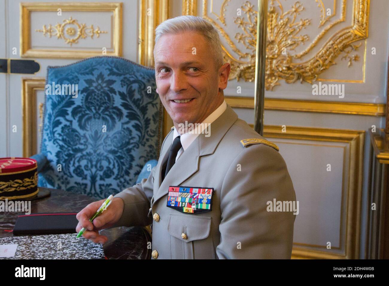 New French armed forces chief of staff General Francois Lecointre meet ...