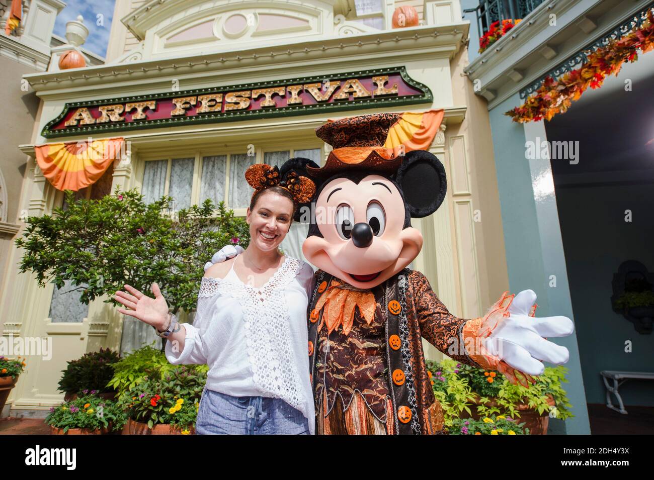 Handout picture. Actress Alyssa Milano shares a special moment with ...