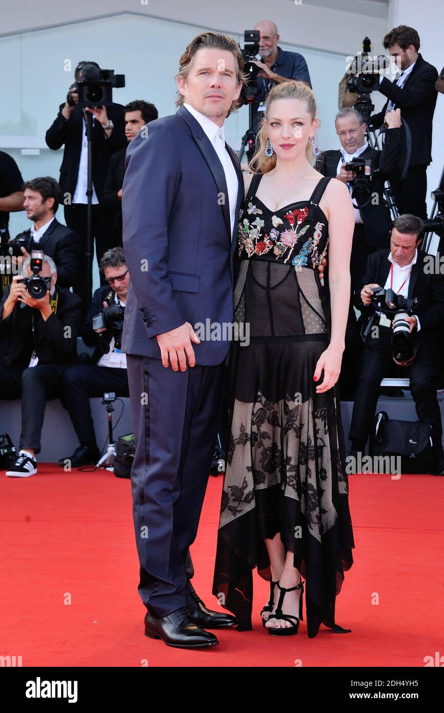 Amanda Seyfried and Ethan Hawke attending the First Reformed Premiere ...