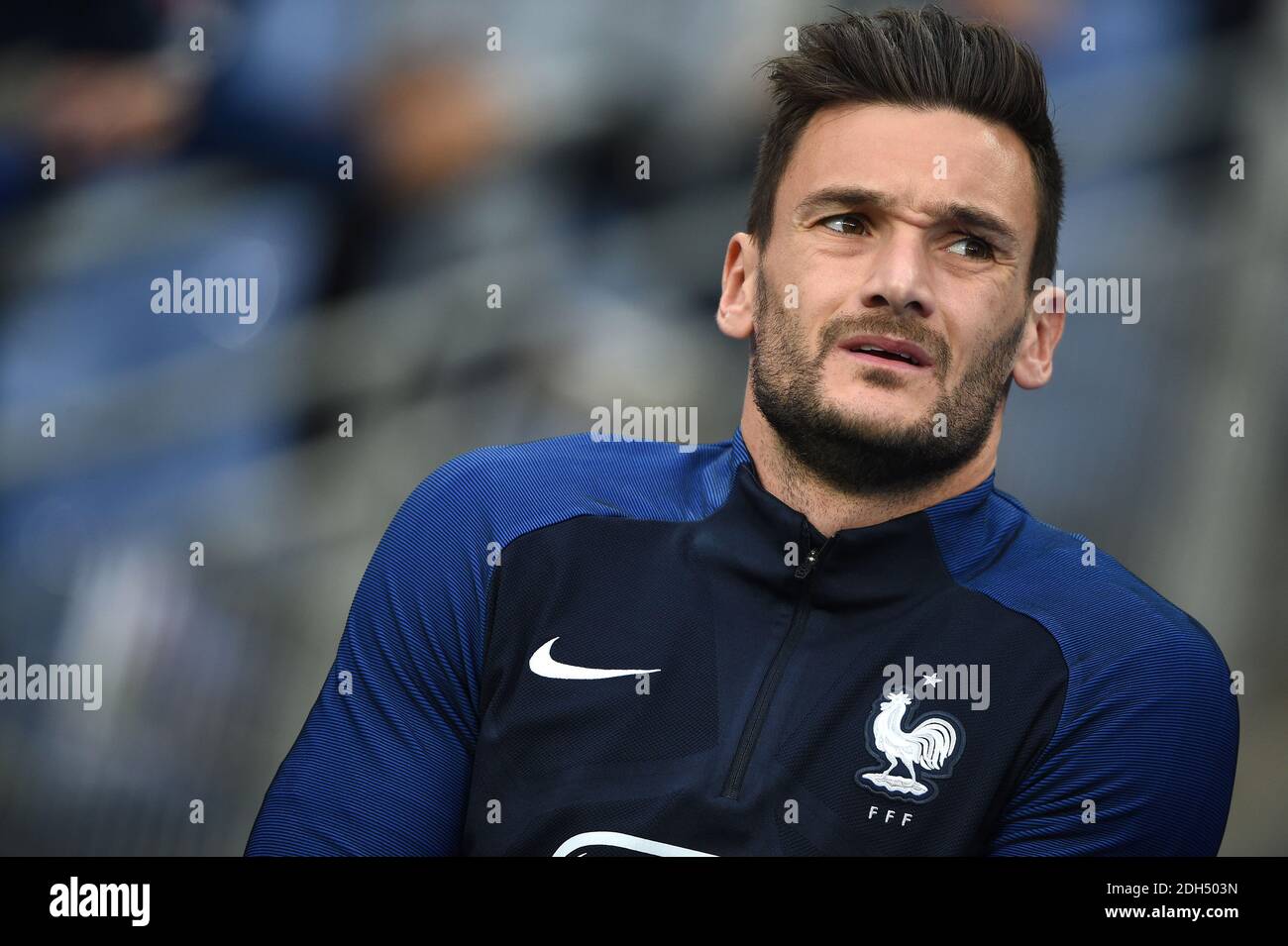 France's goalkeaper Hugo Lloris during the 2018 FIFA World Cup ...