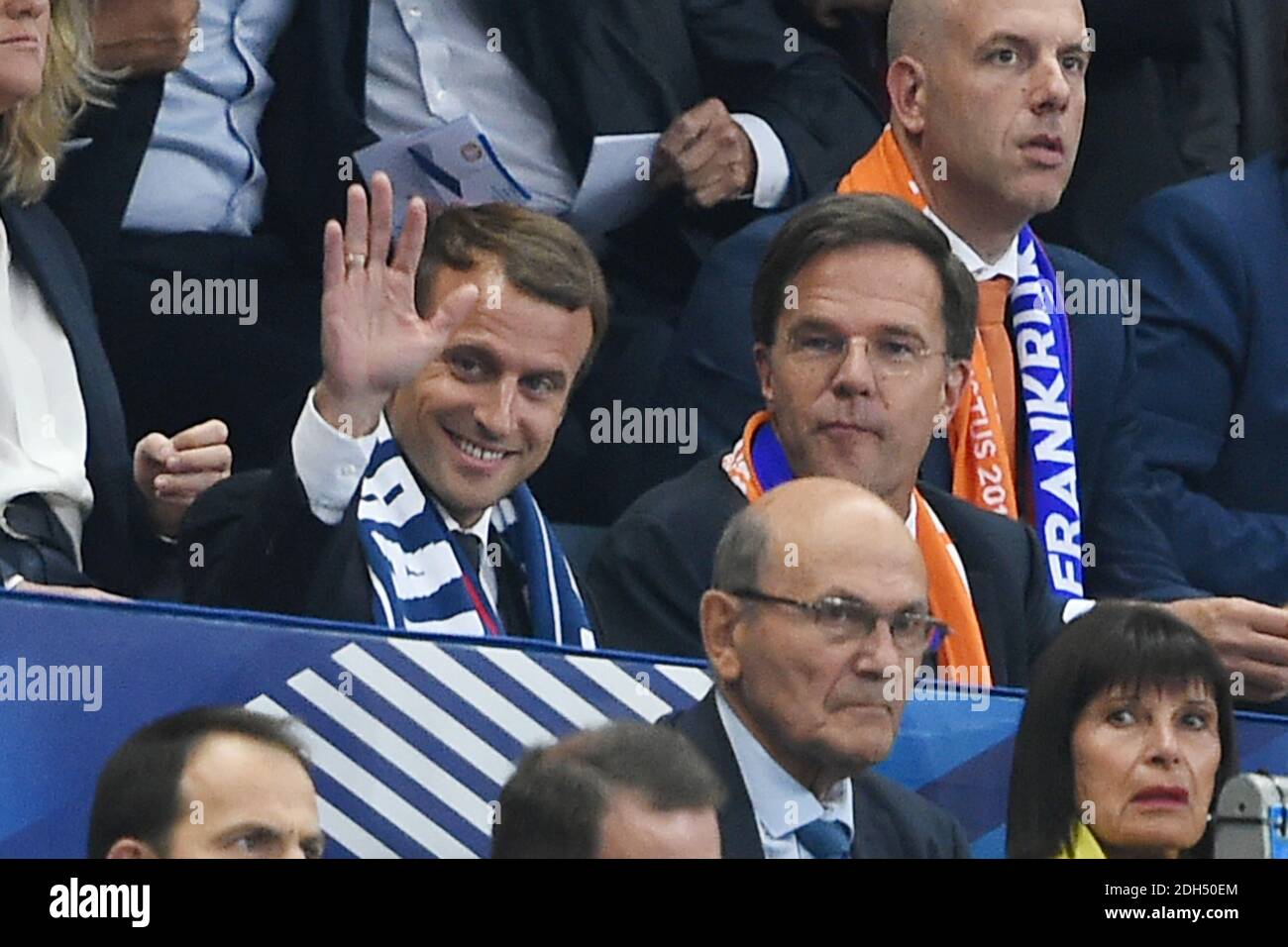 French President Emmanuel Macron, Prime Minister of Netherlands Mark ...