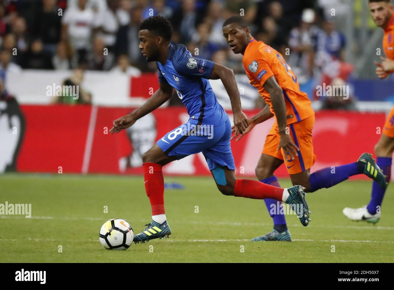 France's Thomas Lemar during the World Cup 2018 Group A qualifications ...