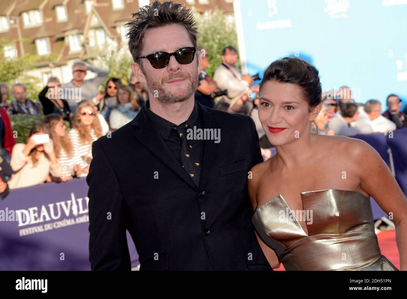 Emma de Caunes and Jamie Hewlett attending the opening ceremony of the ...