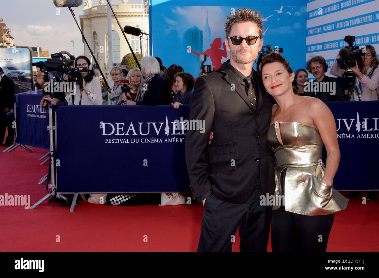 Emma de Caunes and Jamie Hewlett attending the opening ceremony of the ...