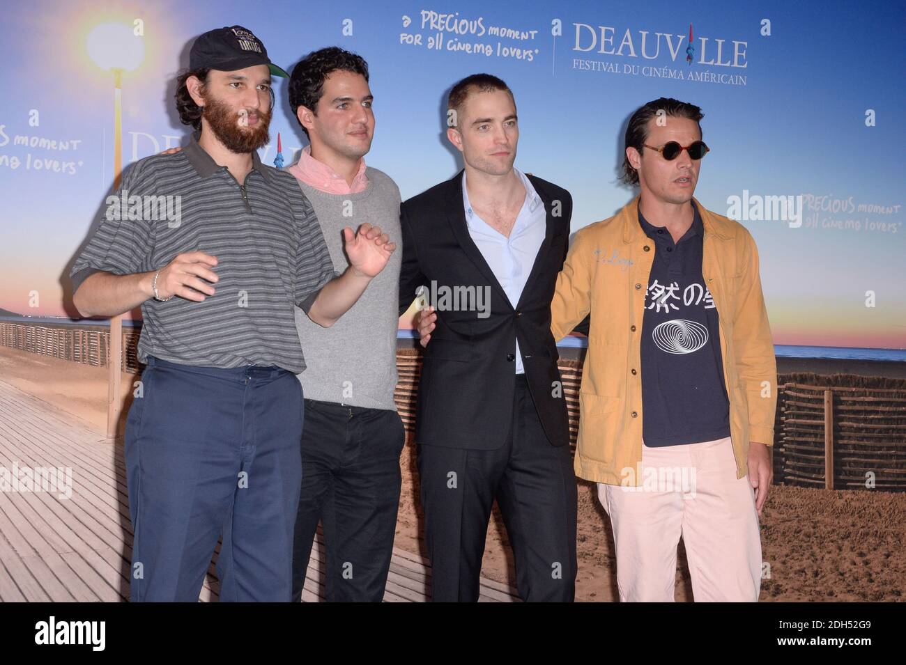 Josh Safdie, Benny Safdie, Robert Pattinson, Oscar Boyson attending a ...